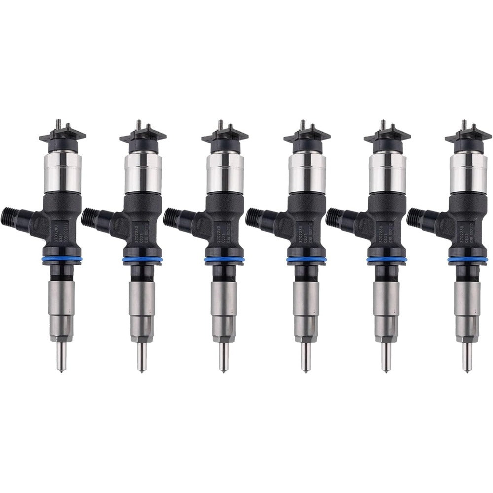 6 Pcs Fuel Injector 370-7281 for Caterpillar CAT Engine C7.1 Excavator ...