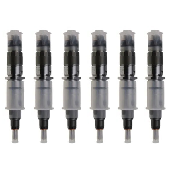 6 PCS Fuel Injector 4940170 for Cummins Engine QSC8.3 QSL8.9 ISBE4 ISL ...