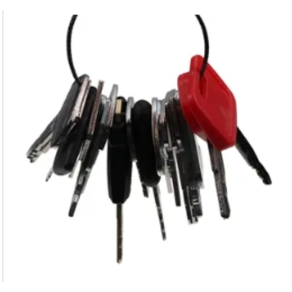 18 Pcs Ignition Key for CASE Caterpillar CAT Hitachi JCB John Deere ...