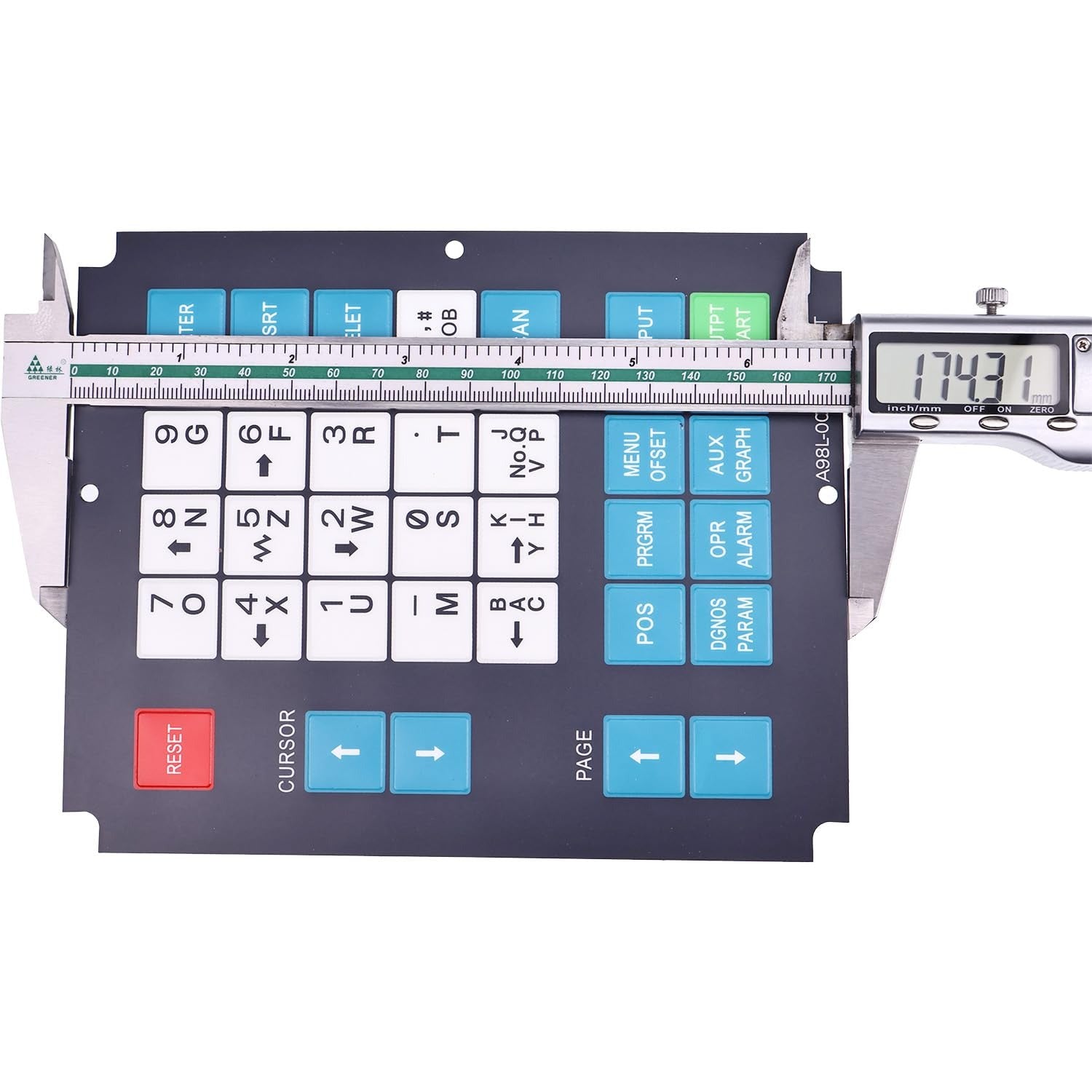 Aftermarket Fanuc A98L-0001-0518# Keysheet Membrane Keypad for 32 Key ...