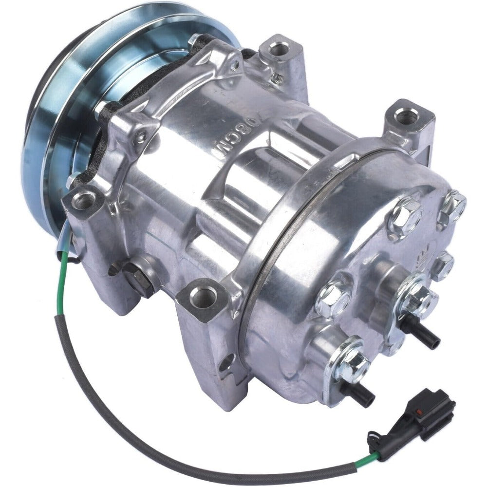 SD7H13 A/C Compressor KHR3197 for New Holland E805 CASE CX130B CX160B ...