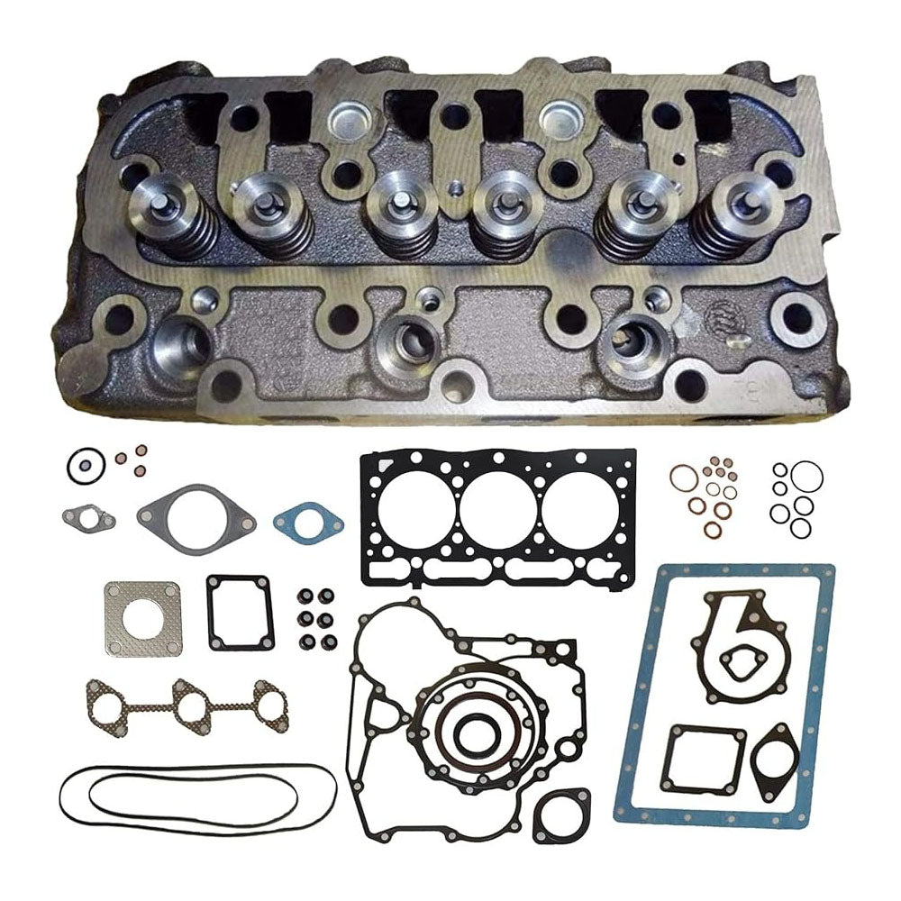 Complete Cylinder Head With Valve & Full Gasket kit Compatible with K ...