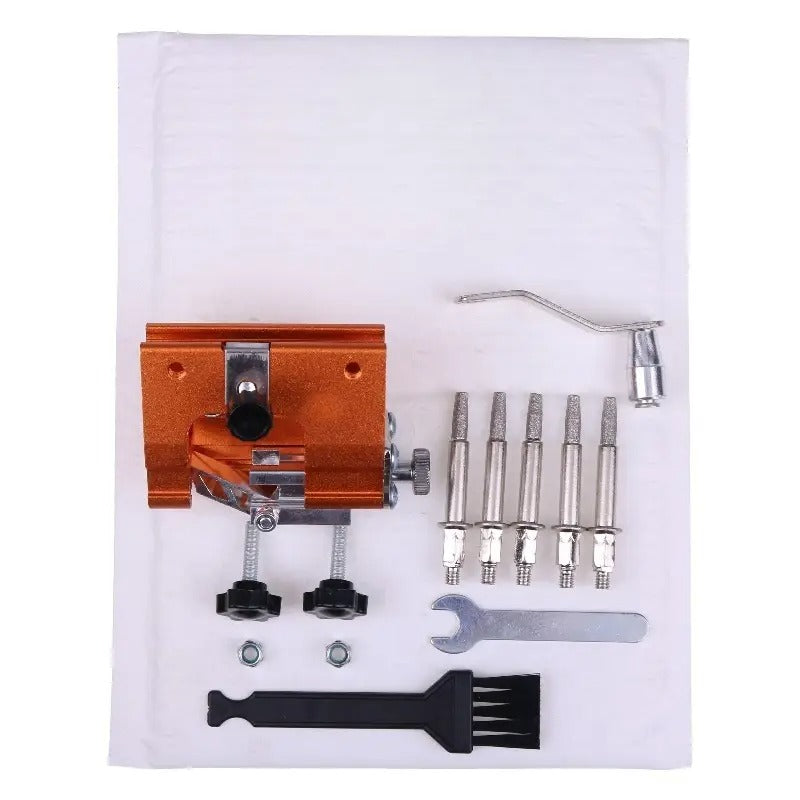 Portable Upgraded Manual Electric Sharpening Jig Set with Glove Brush ...