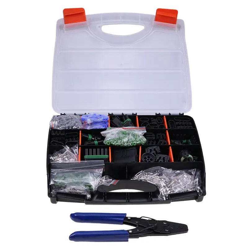 Pro Weather Pack Connector Kit WP-1104 With Non-Ratcheting Crimp Tool ...