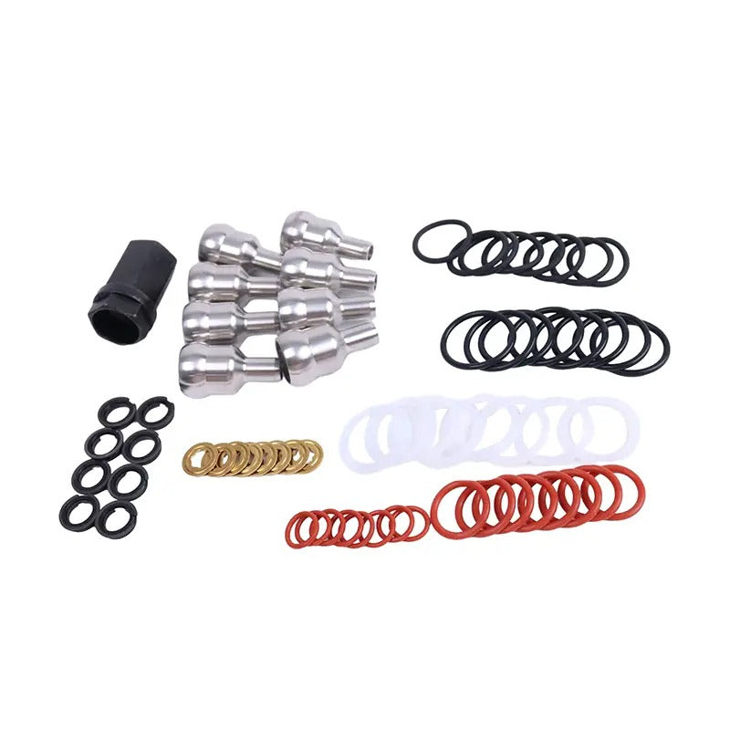 Oil Rail Leak Repair Kit Tool O-Rings & Injector Seal for Ford 6.0L Po ...