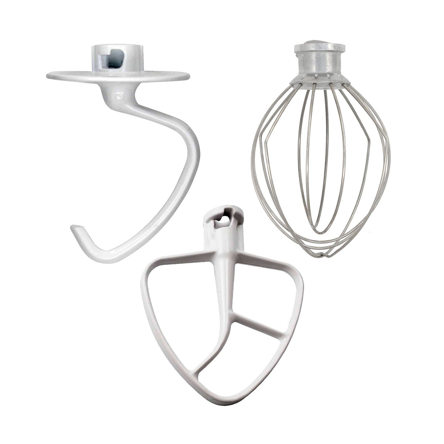 Dough Hook & Flat Beater & Wire Whip Kit K5ADH K5AB K5AWW for Kitchena ...